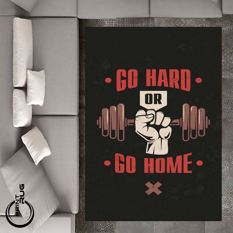 Gym Rug,fitness Rug,cardio Rug,sport Rug,rugs for Sport,motivational ...