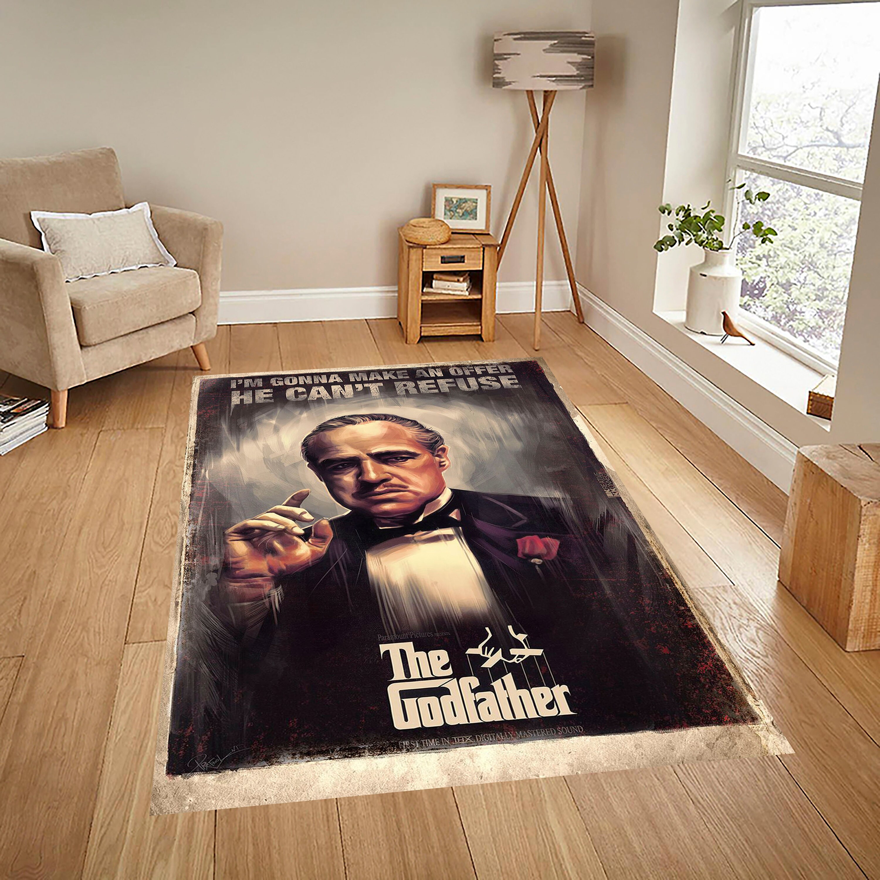 The Godfather Rug, the Godfather, Rug for Living Room, Godfather Decor ...