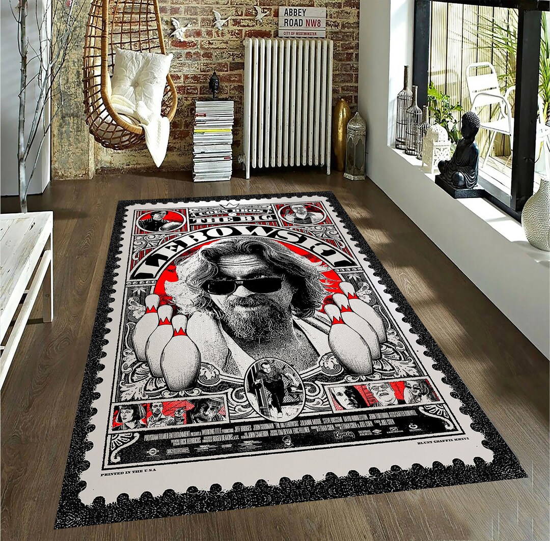 Dude Rug,lebowski Rug,big Man Rug,theatre Rug,movie Theme Rug, Fan Rug ...