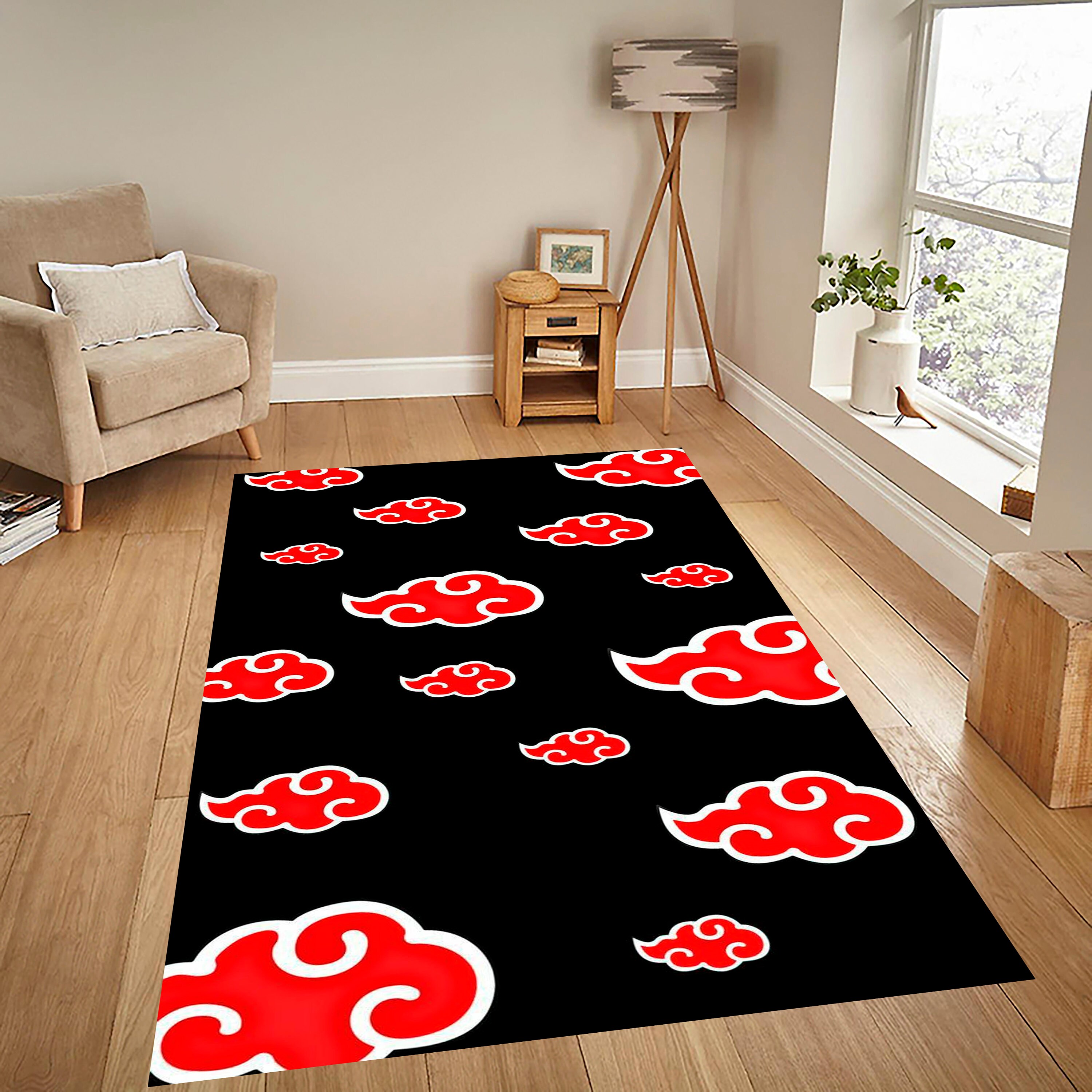 Japanese Rug,japanese Anime, Red Cloud Doormat,cloud Rugs,customs Rug ...