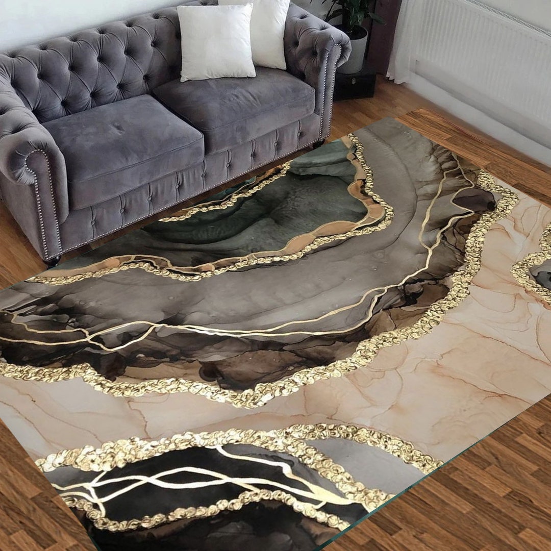 Abstract Marble Rug,marble Pattern Rug,luxury Rug,saloon Rug,shining ...