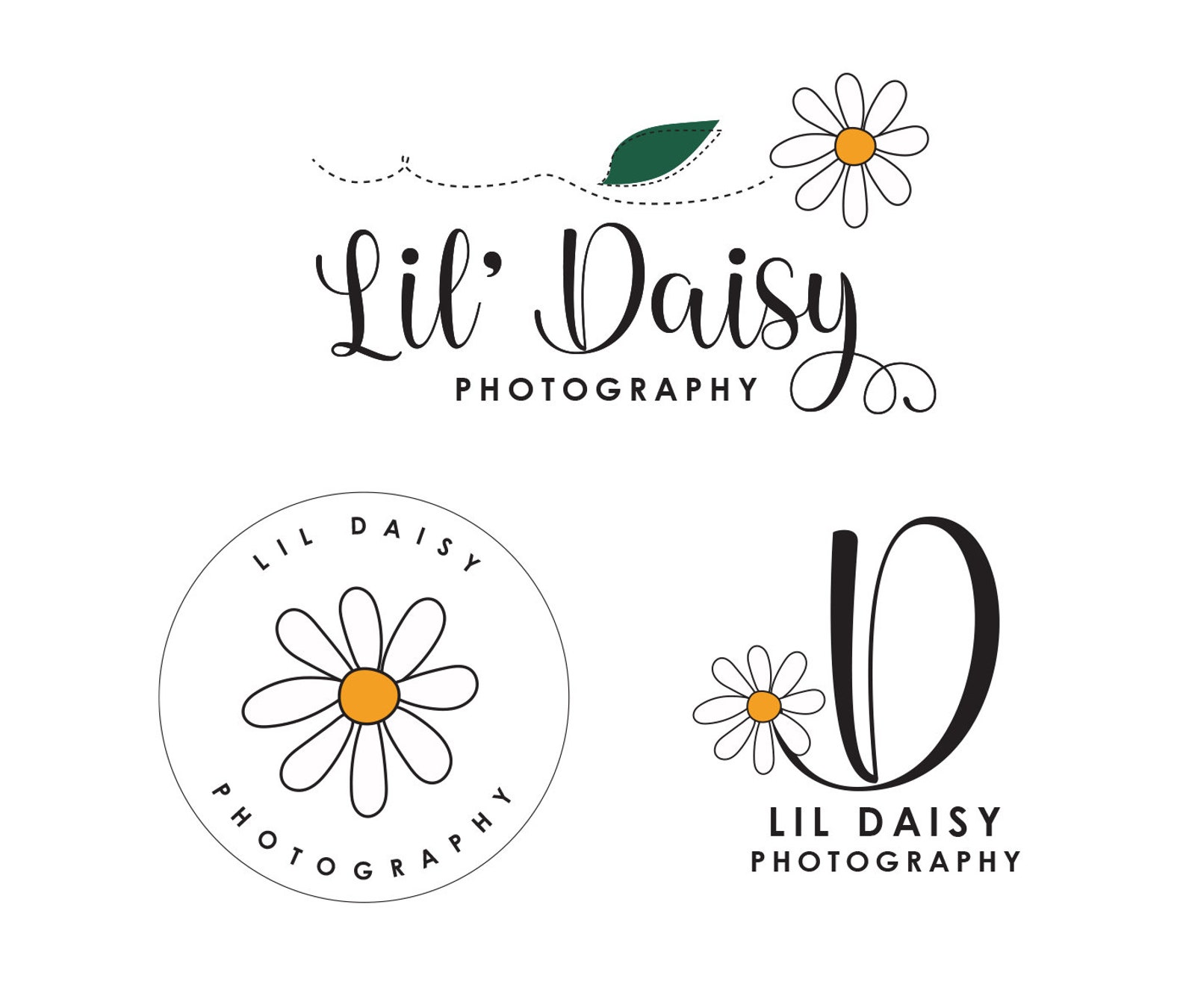 Daisy Delight Designs Premade Daisy Logo - Etsy