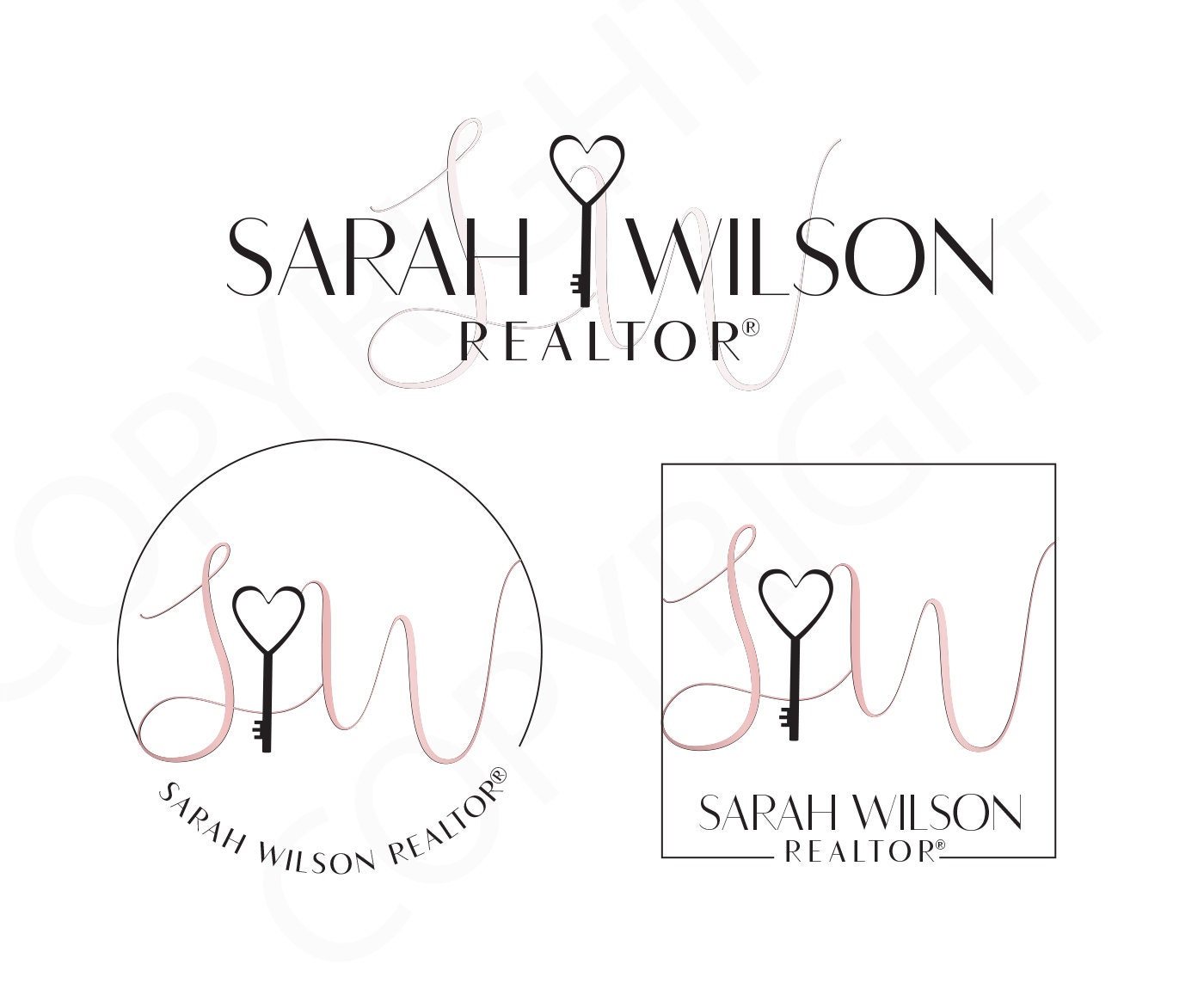 Elegant Home Estates Custom Realtor Logo Design - Etsy