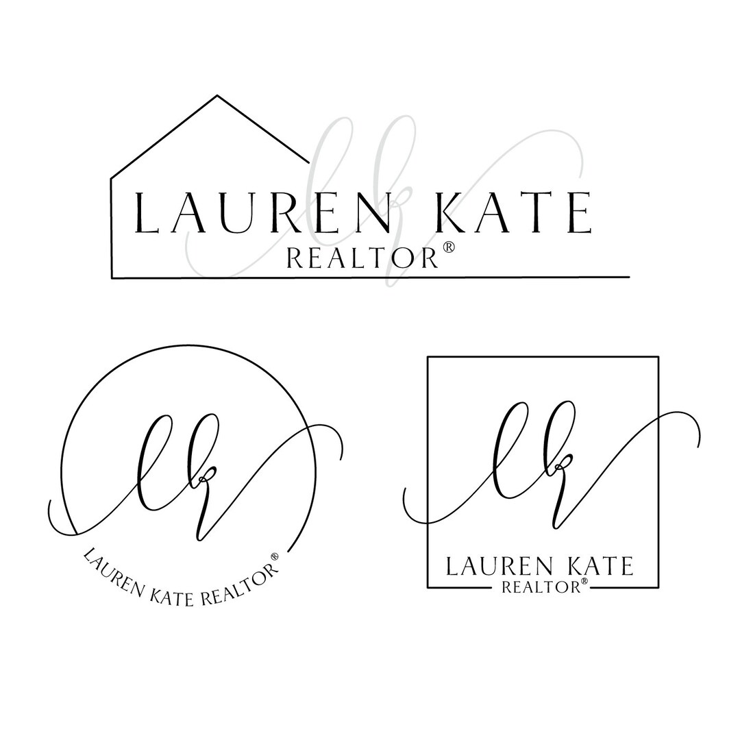 Elegant Home Estates – Custom Realtor Logo Design - Etsy