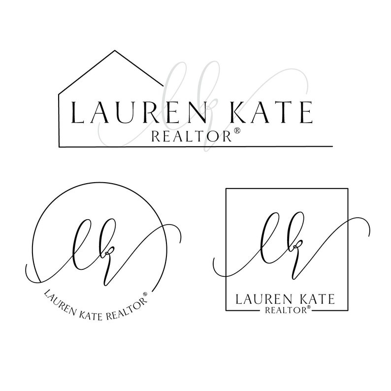 Elegant Home Estates – Custom Realtor Logo Design - Etsy