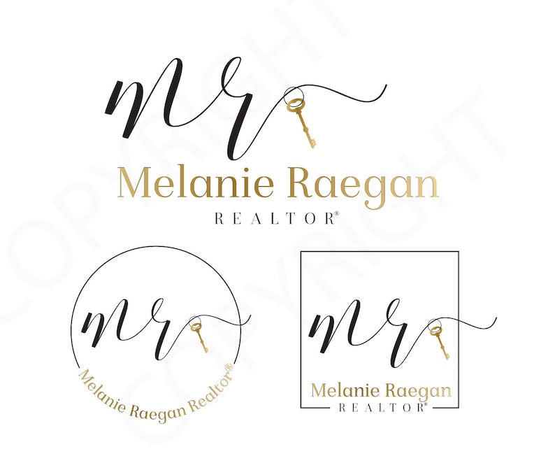 Elegant Home Estates Custom Realtor Logo Design - Etsy