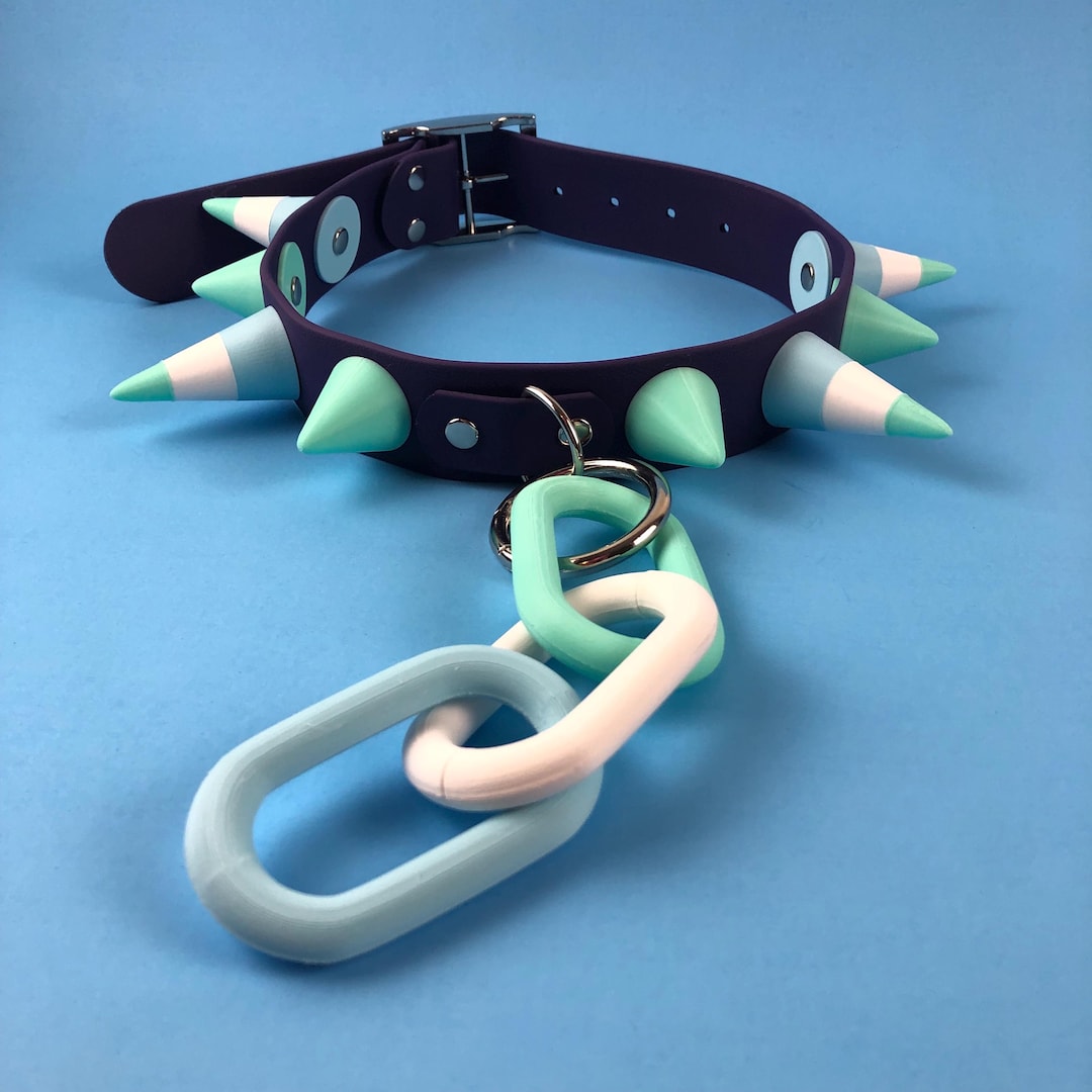 Gay MLM Chunky Spike Collar | Fursuit Collar | Cosplay Collar | Costume ...