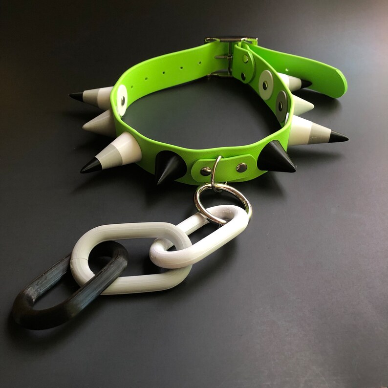Aro Chunky Spike Collar Fursuit Collar Cosplay Collar Costume Choker - Etsy