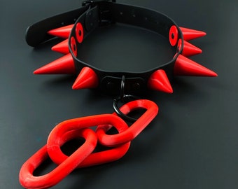 Celestial Dark Blue / Bronze Chunky Spike Collar | Fursuit Collar ...