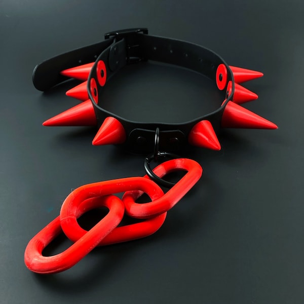 Spiked Collar - Etsy