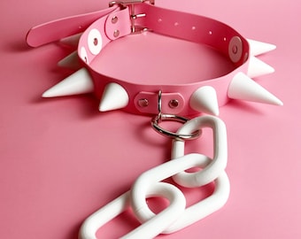 Gay MLM Chunky Spike Collar | Fursuit Collar | Cosplay Collar | Costume ...