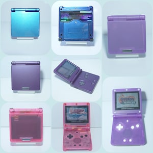 Various Colored Nintendo Game Boy Advance SP Gba SP, Reshelled ...