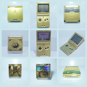 Various Colored Nintendo Game Boy Advance SP Gba SP, Reshelled ...