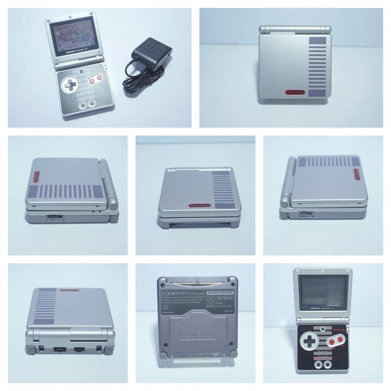 Various Colored Nintendo Game Boy Advance SP Gba SP, Reshelled ...