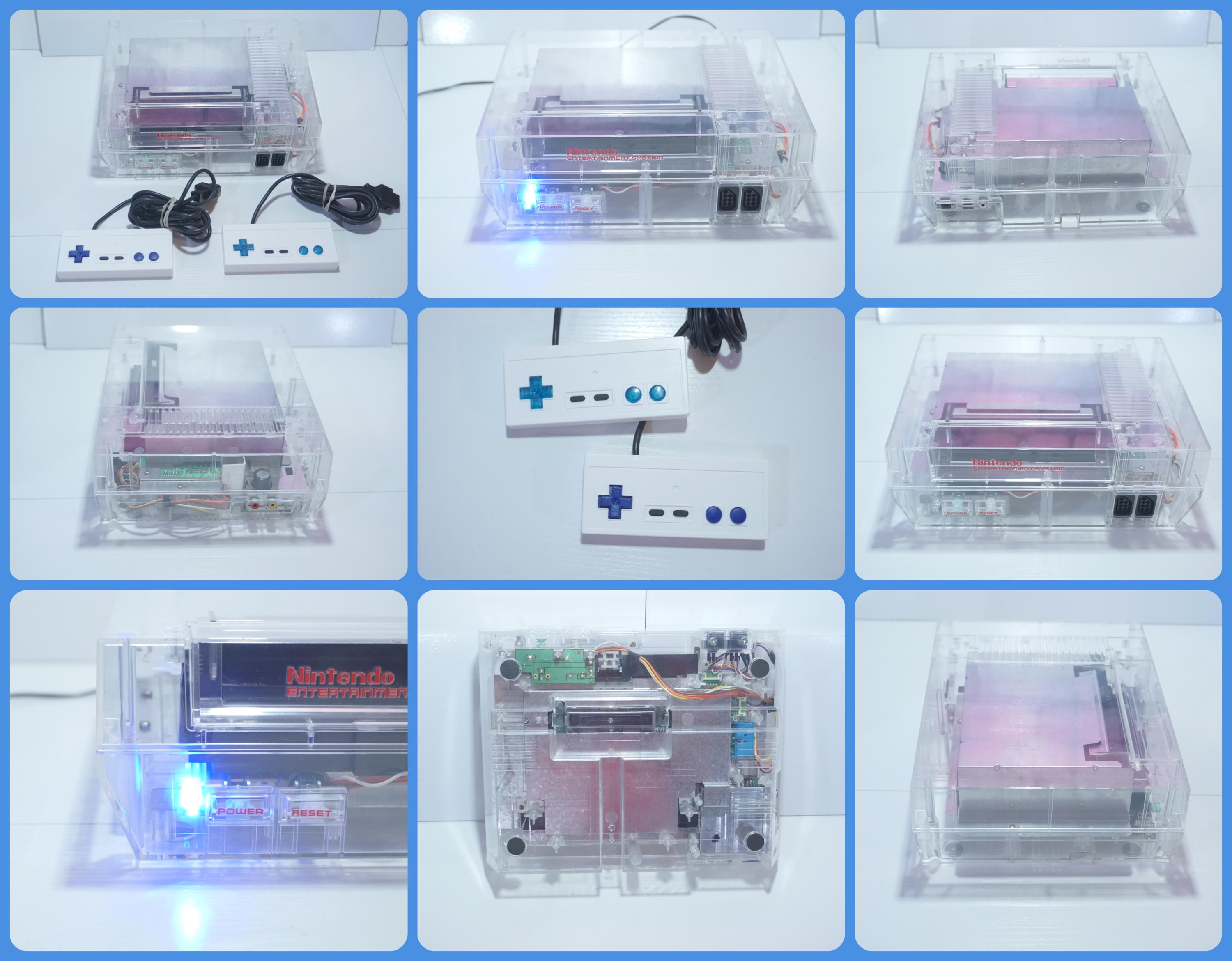 Various Colors Authentic Transparent Clear Nintendo Entertainment ...