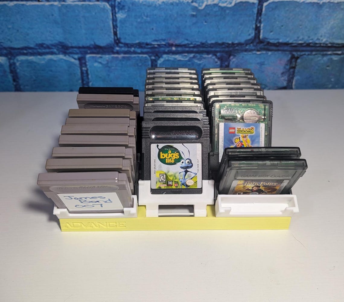 3D Printed Nintendo Game Boy Advance GBA Video Game Cartridge Flip ...
