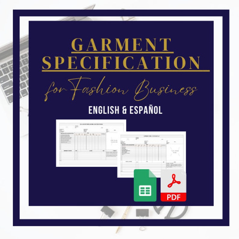 GARMENT SPECIFICATION SHEET - Etsy