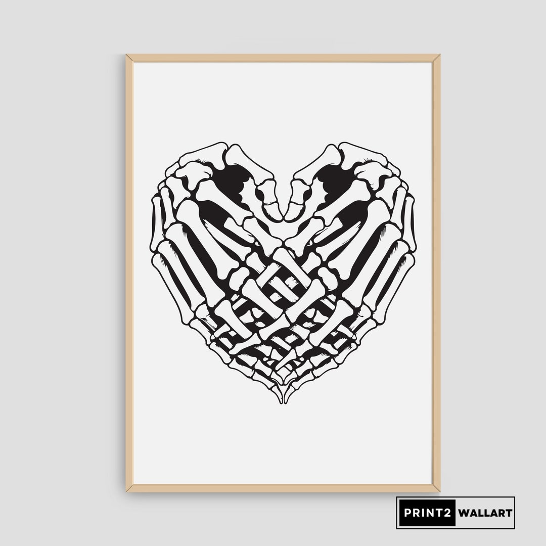 Skeleton Love Sign Line Drawing Skeleton Love Hand Love Sign ...