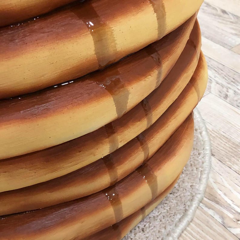 Whimsical Pancake Coffee Table: Playful Home Decor With Bonus Carpet ...