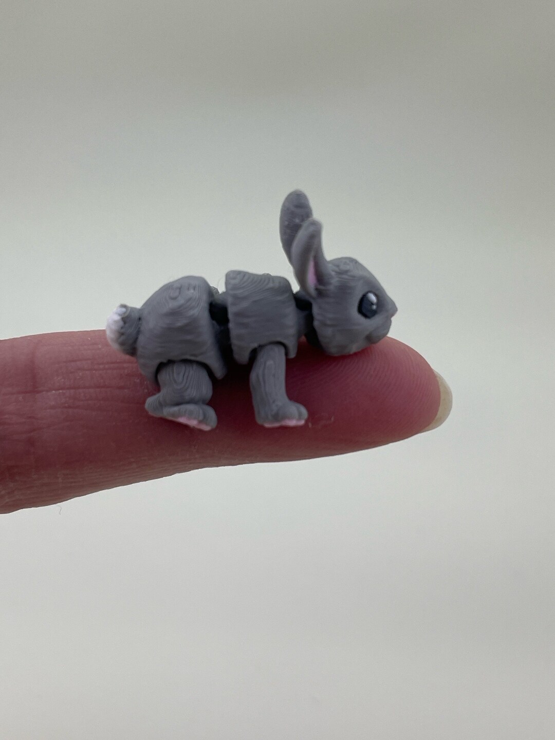 3D Printed Articulated Miniature Animal Pet Fidget Toy Bunny Rabbit - Etsy