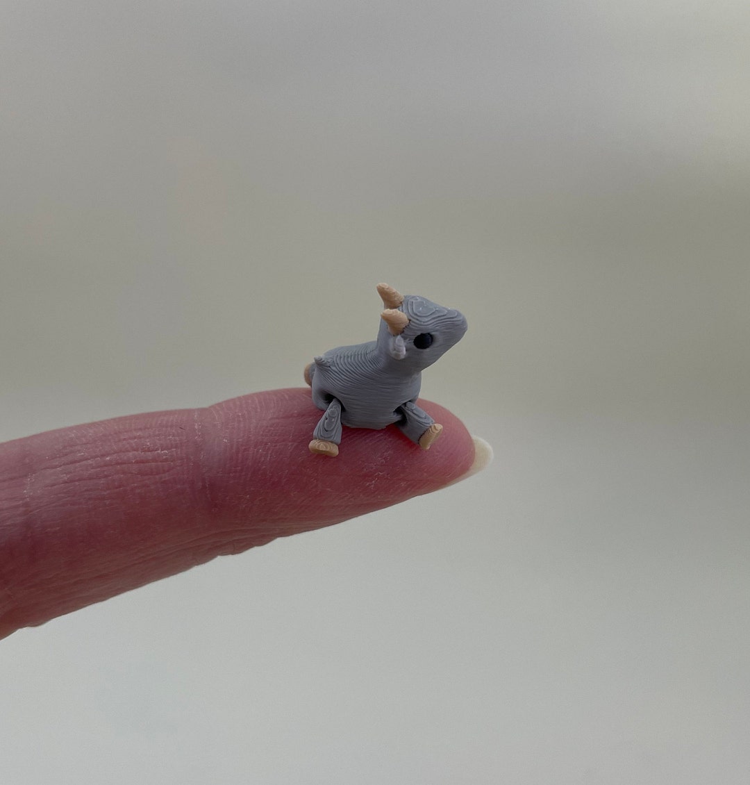 3D Printed Teeny Tiny Micro Articulated Miniature Animal Pet Fidget Toy ...