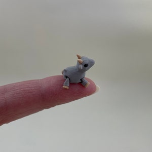 3D Printed Teeny Tiny Micro Articulated Miniature Animal Pet Fidget Toy ...