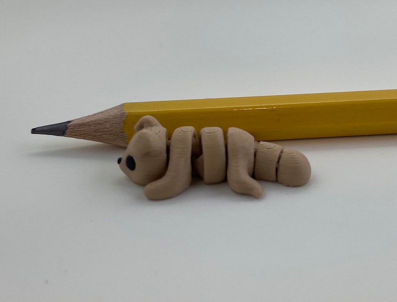 3D Printed Articulated Miniature Animal Pet Fidget Toy Puppy Dog - Etsy