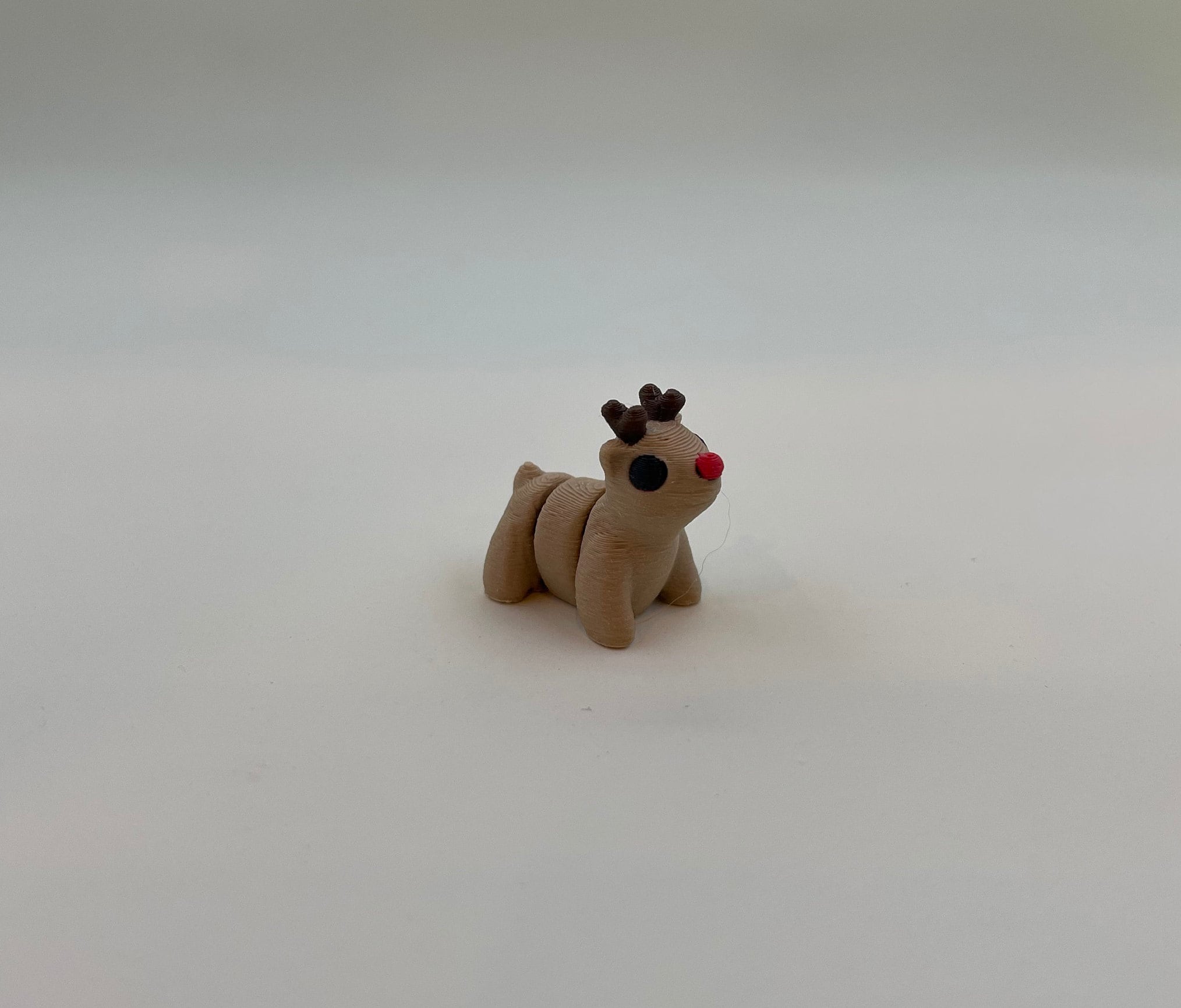 3D Printed Tiny Articulated Miniature Animal Pet Fidget Toy Reindeer ...