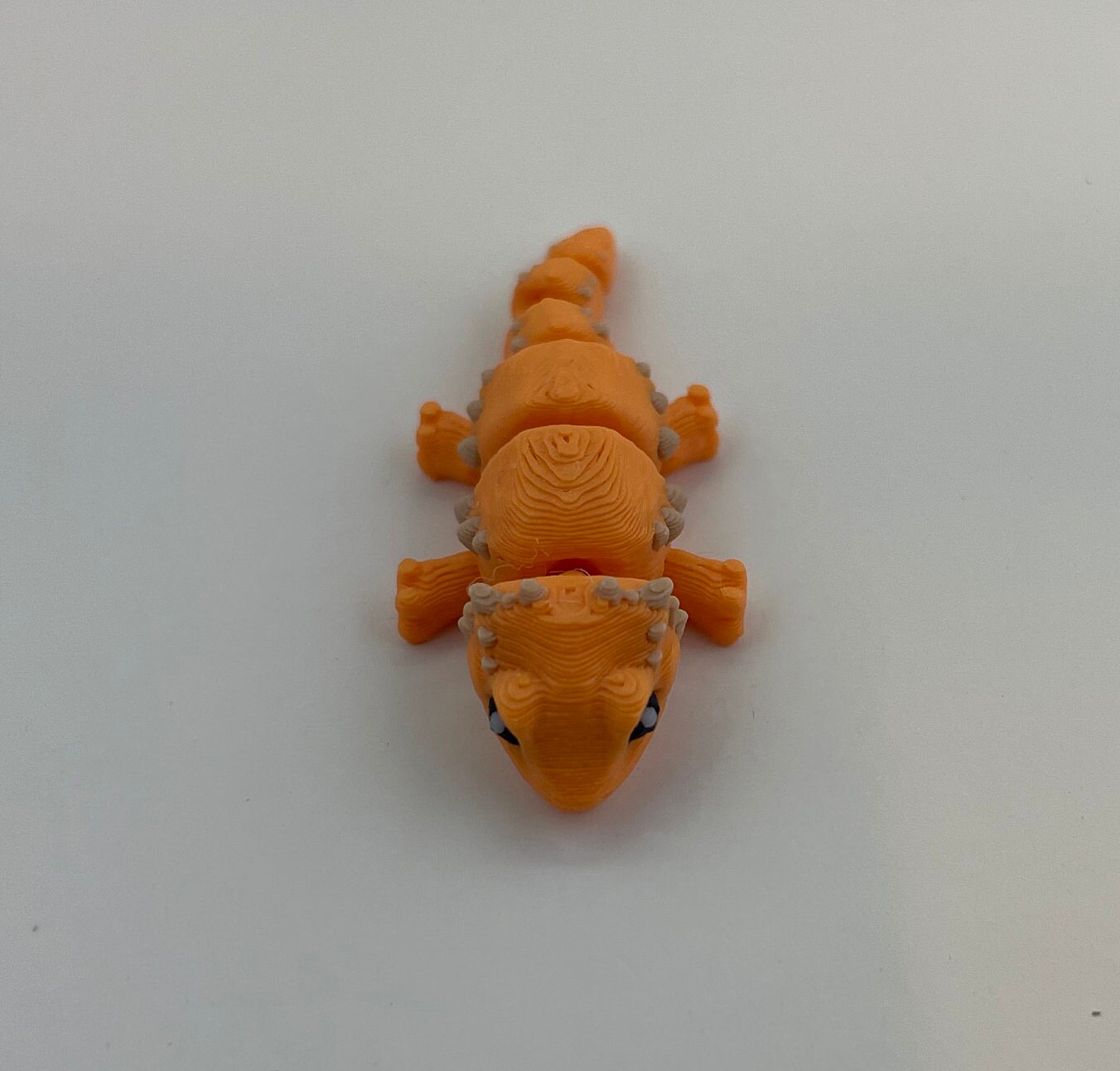 3D Printed Articulated Miniature Animal Pet Fidget Toy Bearded Dragon ...