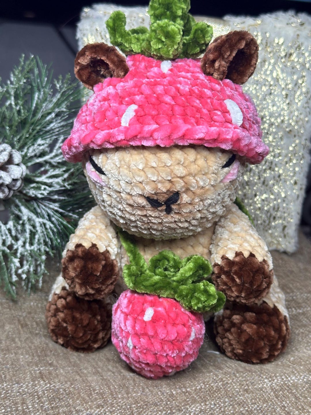Strawberry Capybara - Etsy