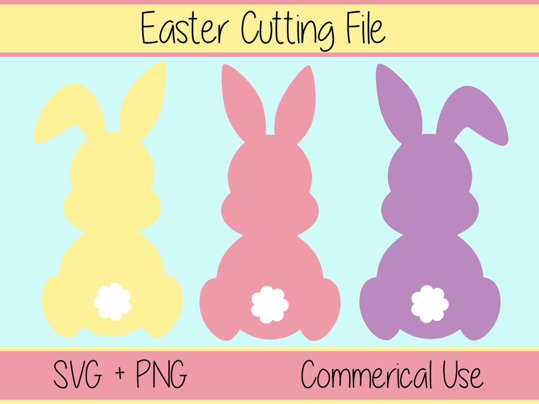 Easter Cutting File PNG SVG, Bunny Svg, Easter Svg, Easter Png, Easter ...