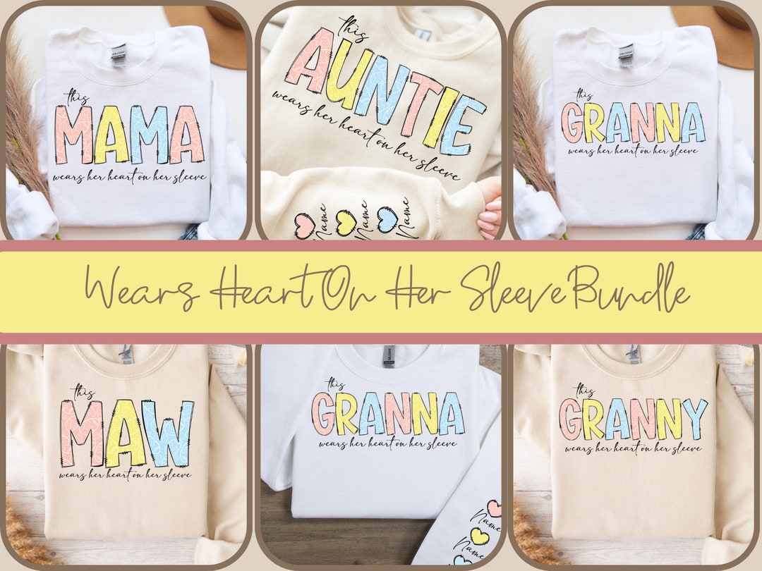 Easter Joy Unleashed: I Wear My Heart on My Sleeve Bundle 25 Festive ...