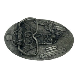 Vintage Alaska Belt Buckle Captain Hawks Sky Patrol Novelty Co - Etsy