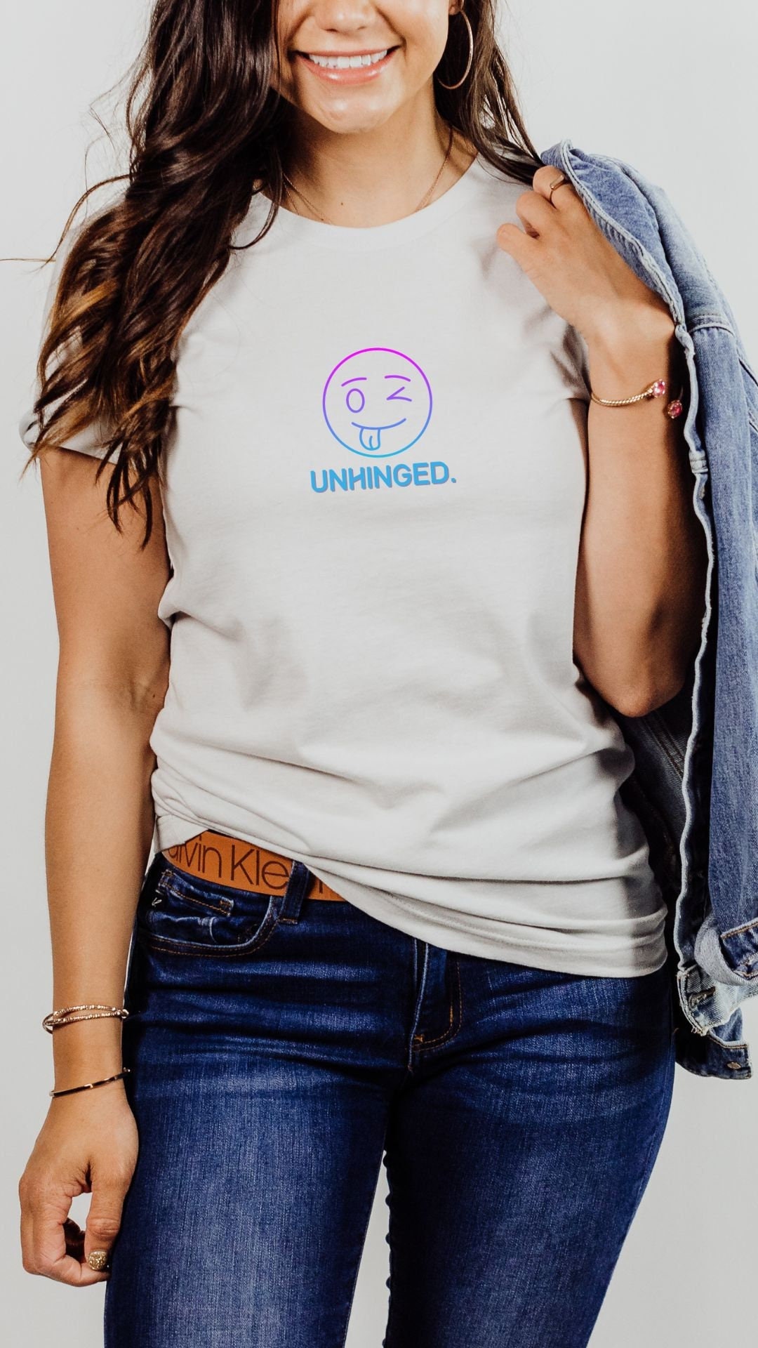 Adult Humor Shirt Funny Emoji Shirt Unhinged Tshirt for Her Sarcastic ...