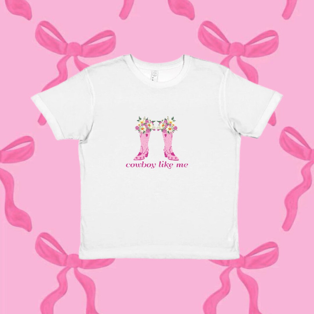 Cowboy Like Me Baby Tee, Taylor Swift Eras Tour Merch, Double Cowboy ...