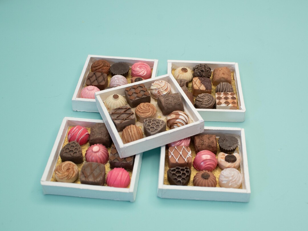 Mini Chocolates Tray 1:6 Scale - Etsy