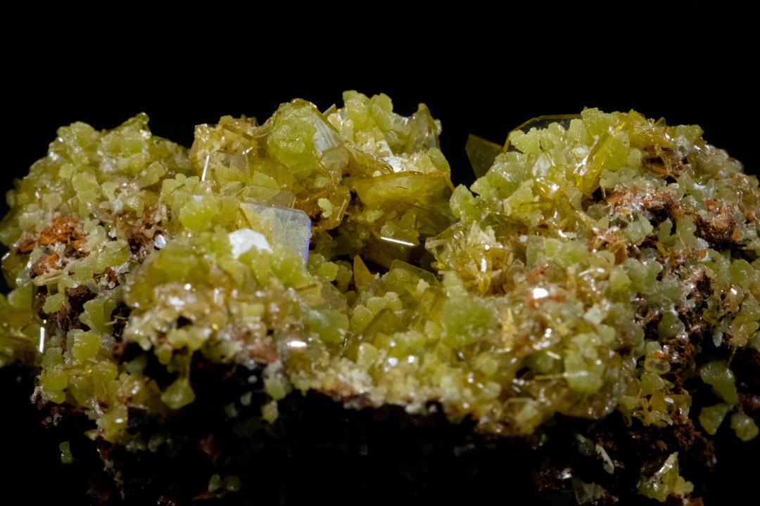 Wulfenite and Rare Green Mimetite Crystals From Mexico - Etsy