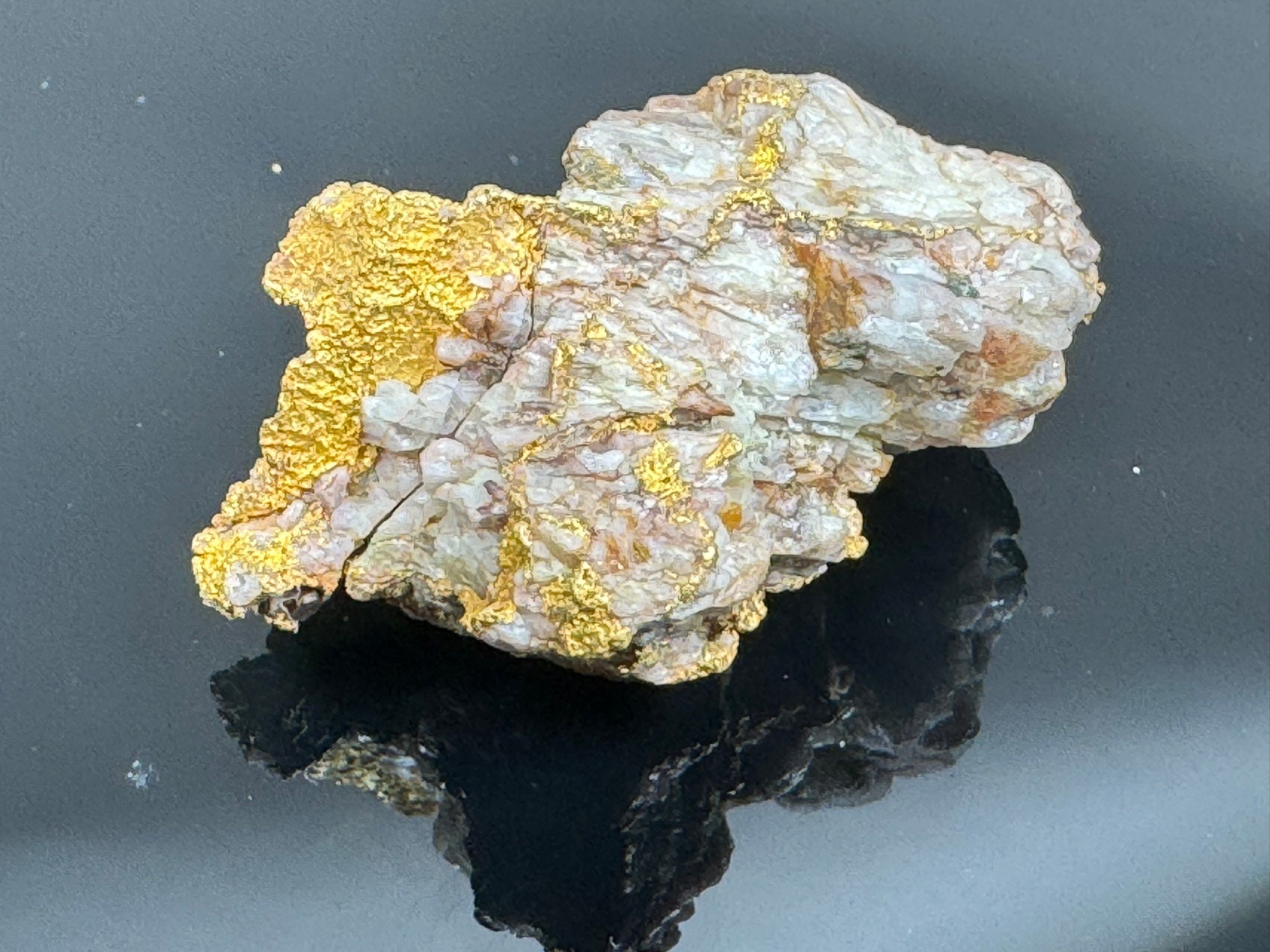 Native Gold on Quartz - Etsy