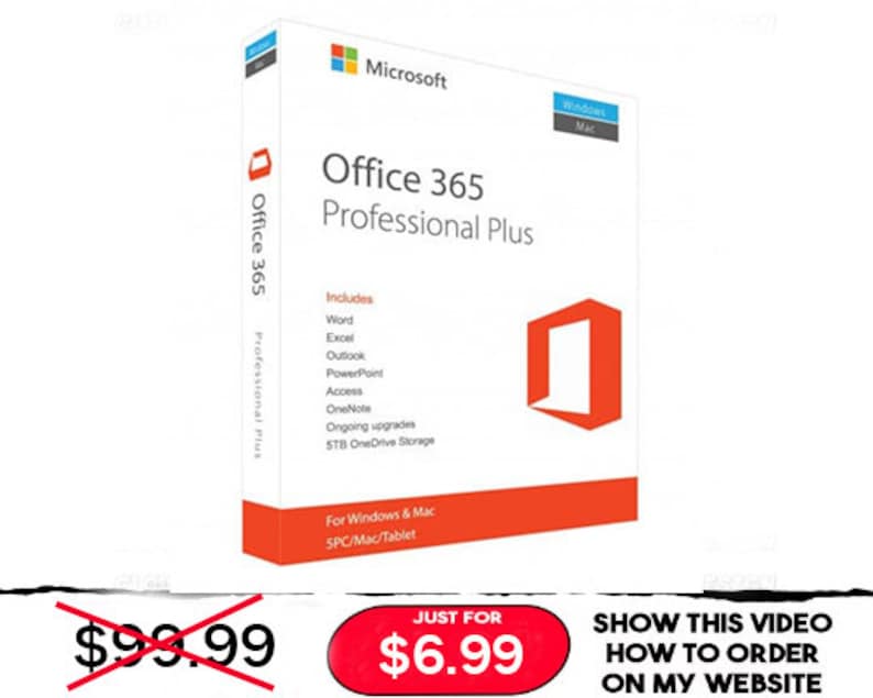 Microsoft Office 365 Professional Plus Lifetime License Digital ...