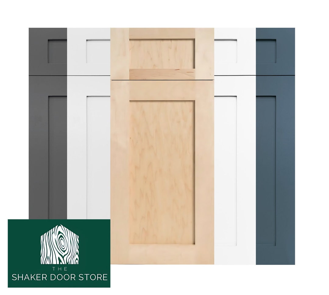 Replacement Cabinet Doors Custom Sizes Beveled Shaker - Etsy