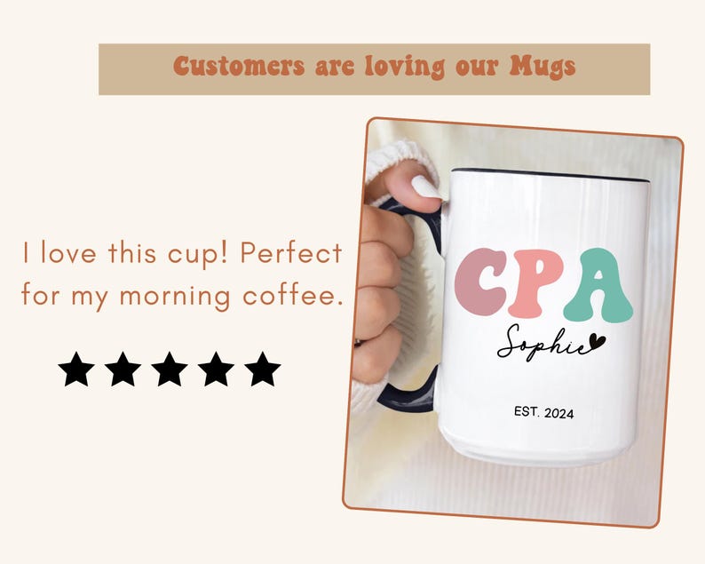 Accountant Mug, Cpa Gift, Custom Accountant Mug, New Accountant Gift ...
