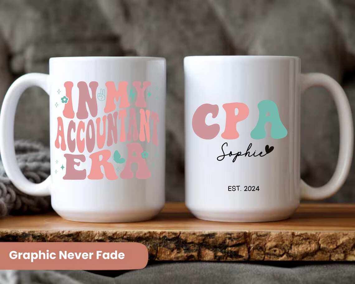 Accountant Mug, Cpa Gift, Custom Accountant Mug, New Accountant Gift ...