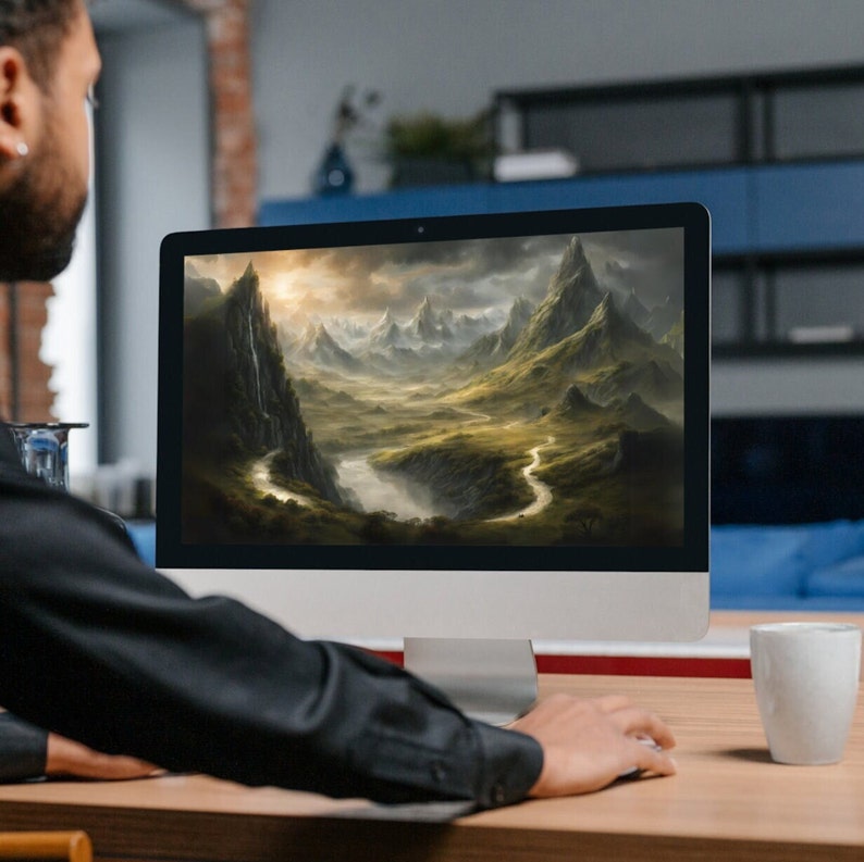 3 Fantasy Desktop Wallpaper Designs, Laptop Wallpaper, Inspired by ...