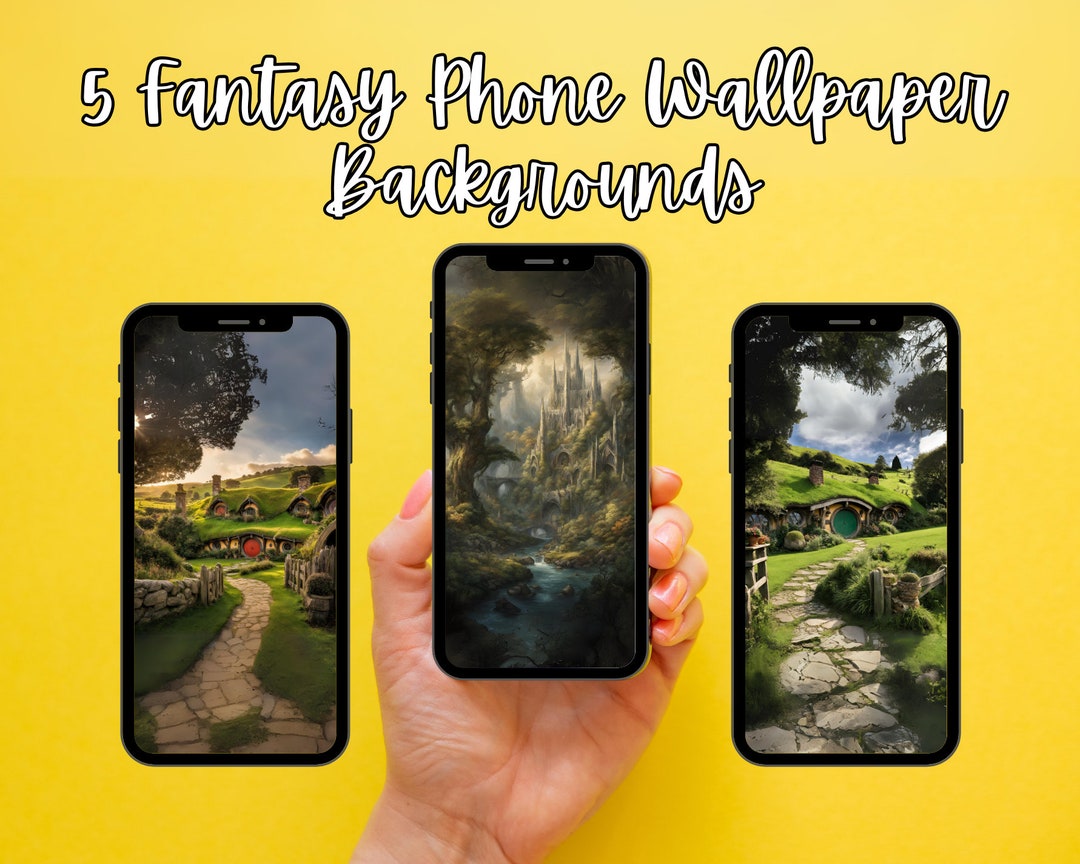 5 Middle Earth Fantasy iPhone Wallpaper, Hobbitcore Phone Background ...