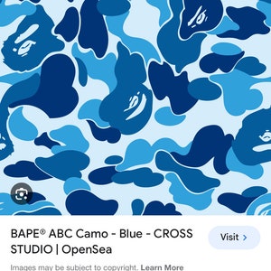 A Bathing Ape (BAPE) Wall Painting - Etsy