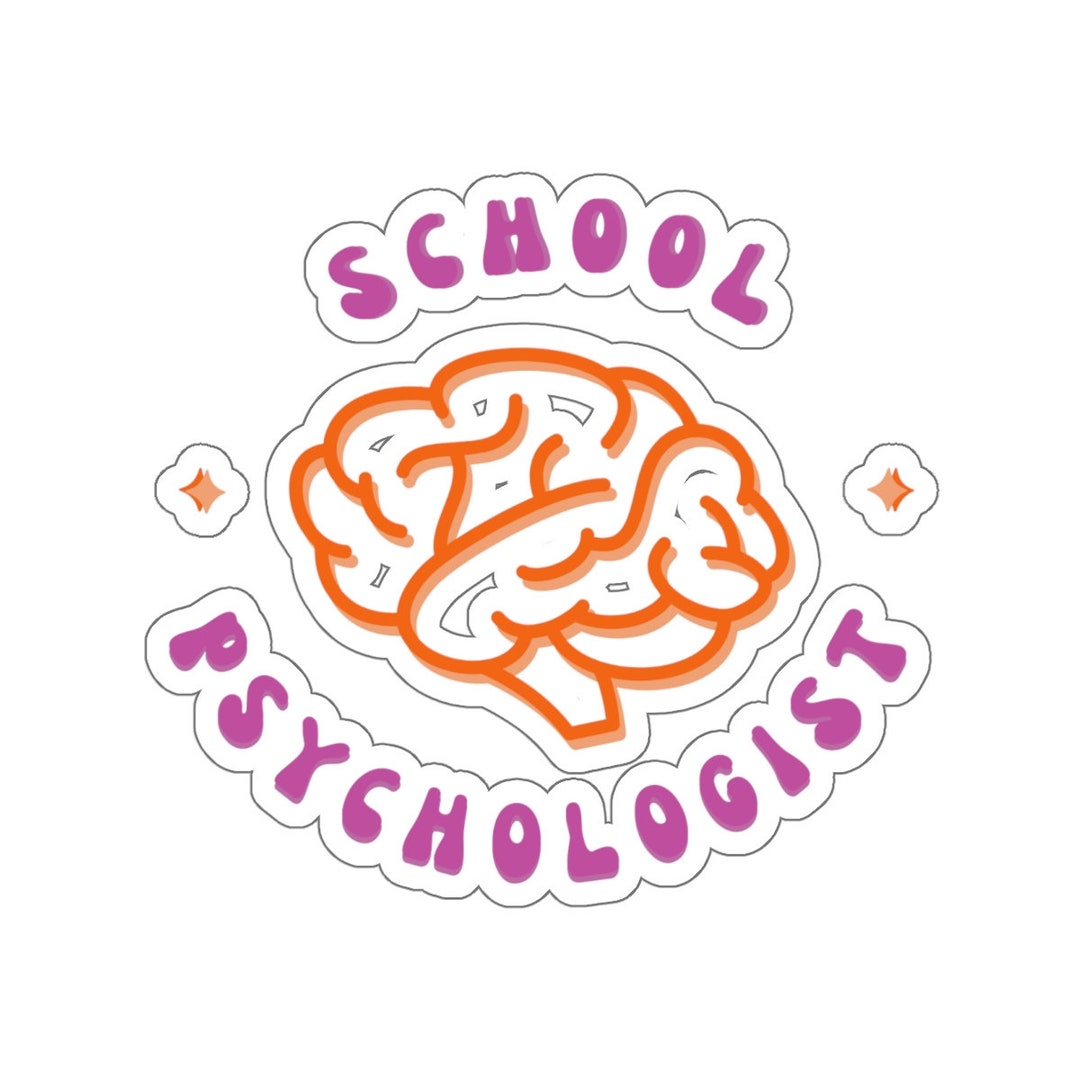 School Psychologist Brain Sticker - Etsy