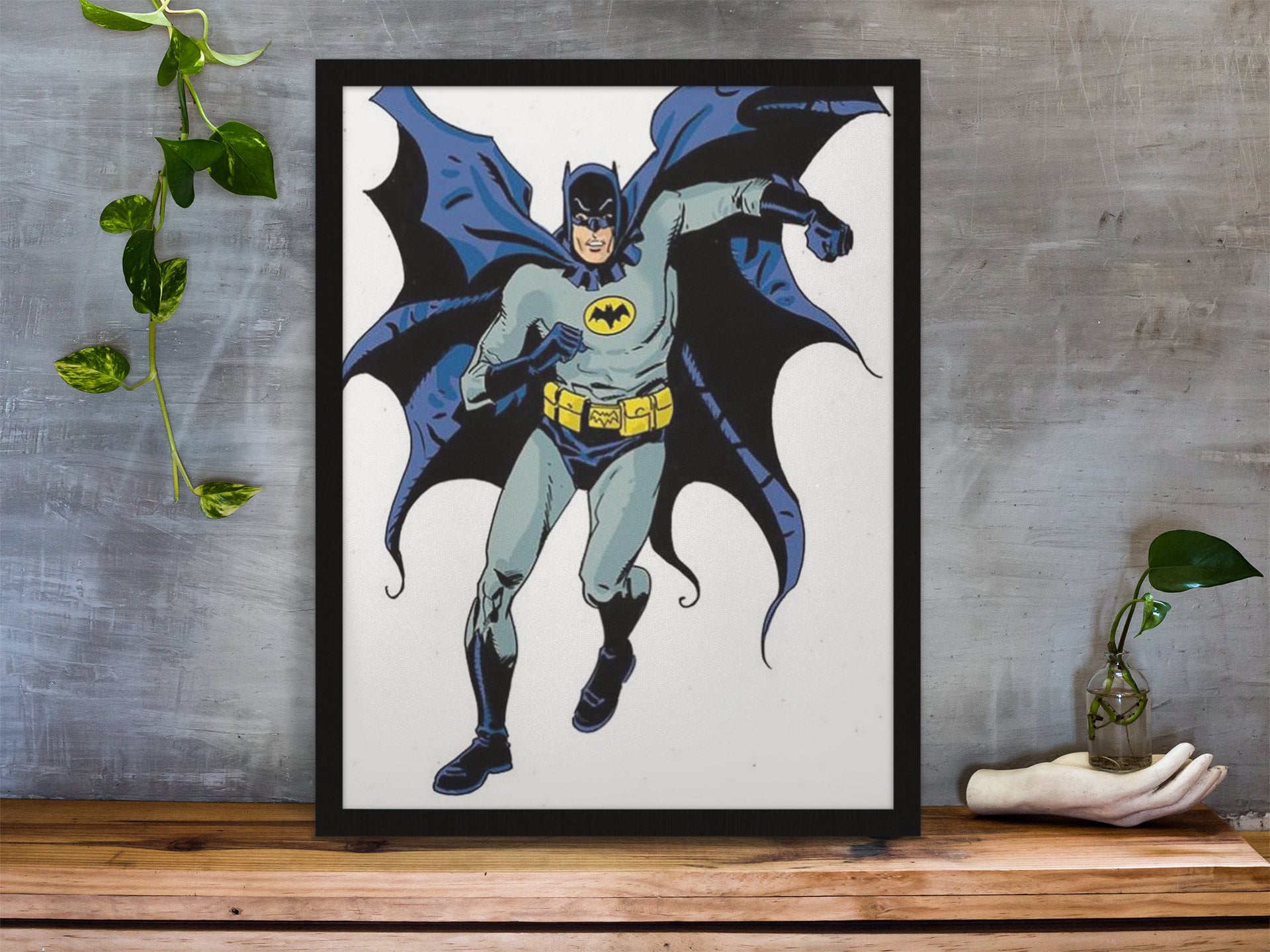 Batman Superhero Comics Poster, Dynamic Wall Art for DC Enthusiasts ...