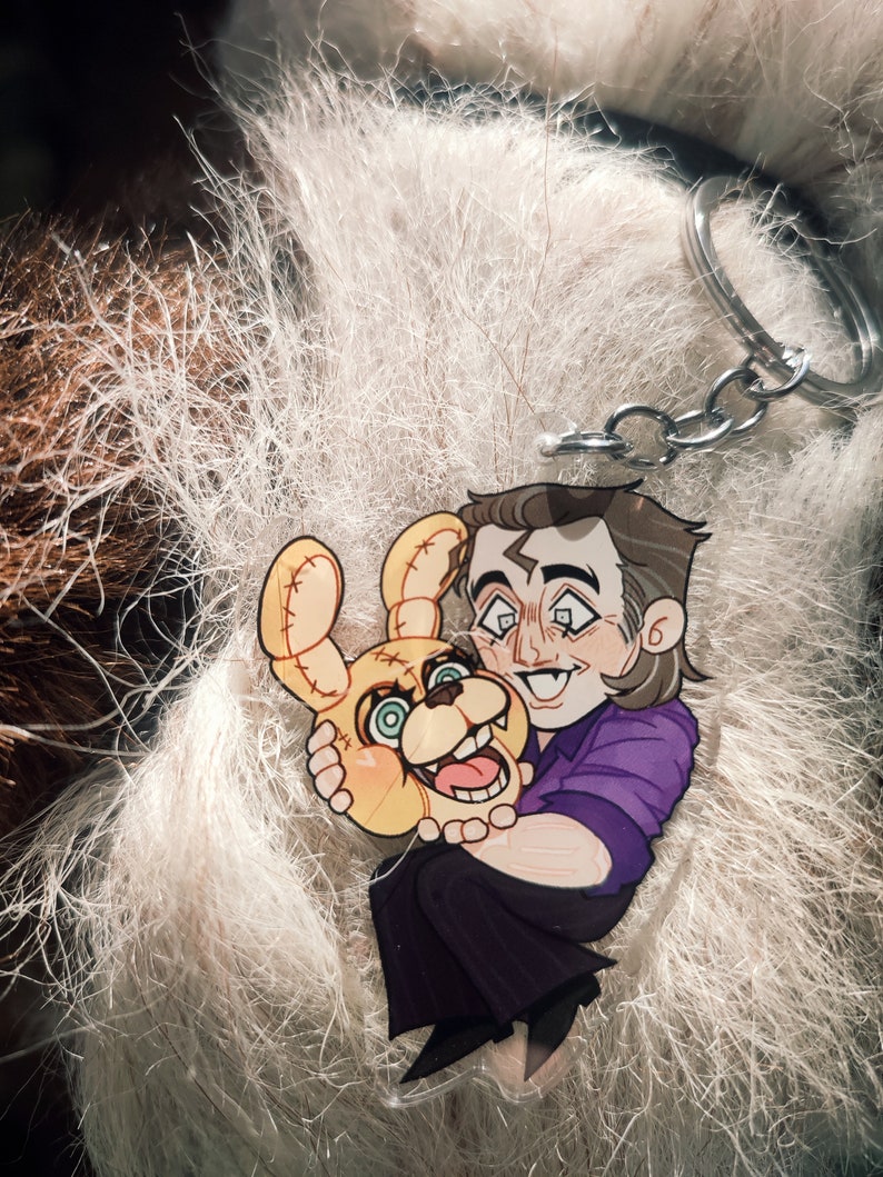 Henry Emily / William Afton FNAF Double-sided Acrylic Keychain Charm - Etsy