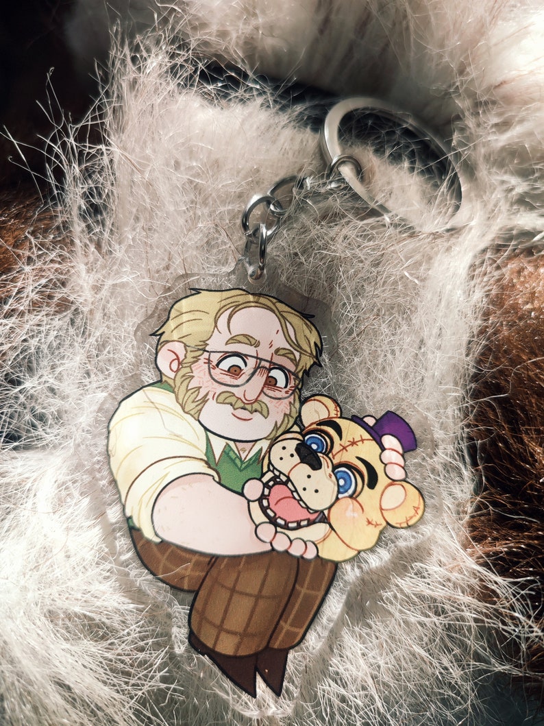 Henry Emily / William Afton FNAF Double-sided Acrylic Keychain Charm - Etsy