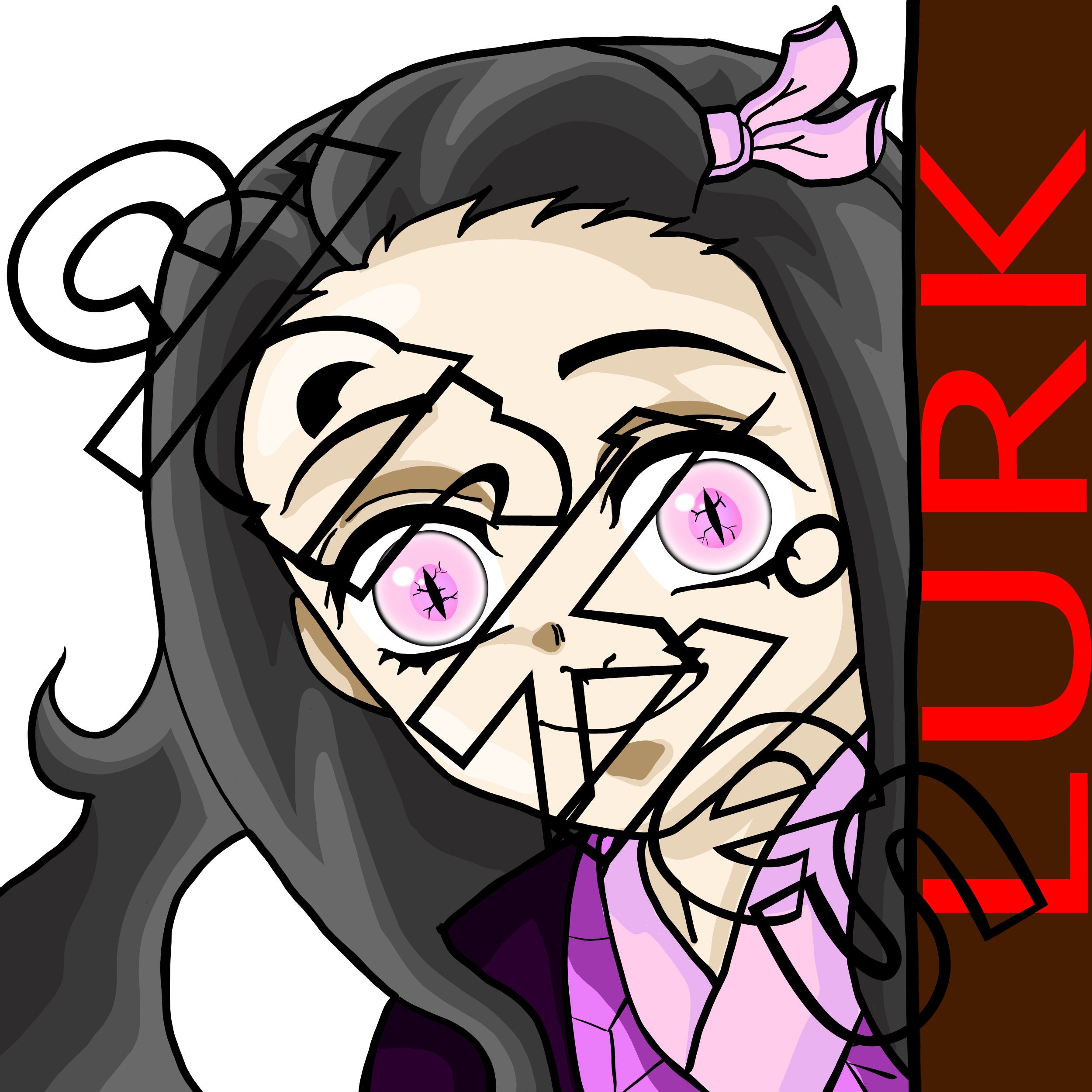 Twitch Emote Lurk Nezuko Demon Slayer - Etsy